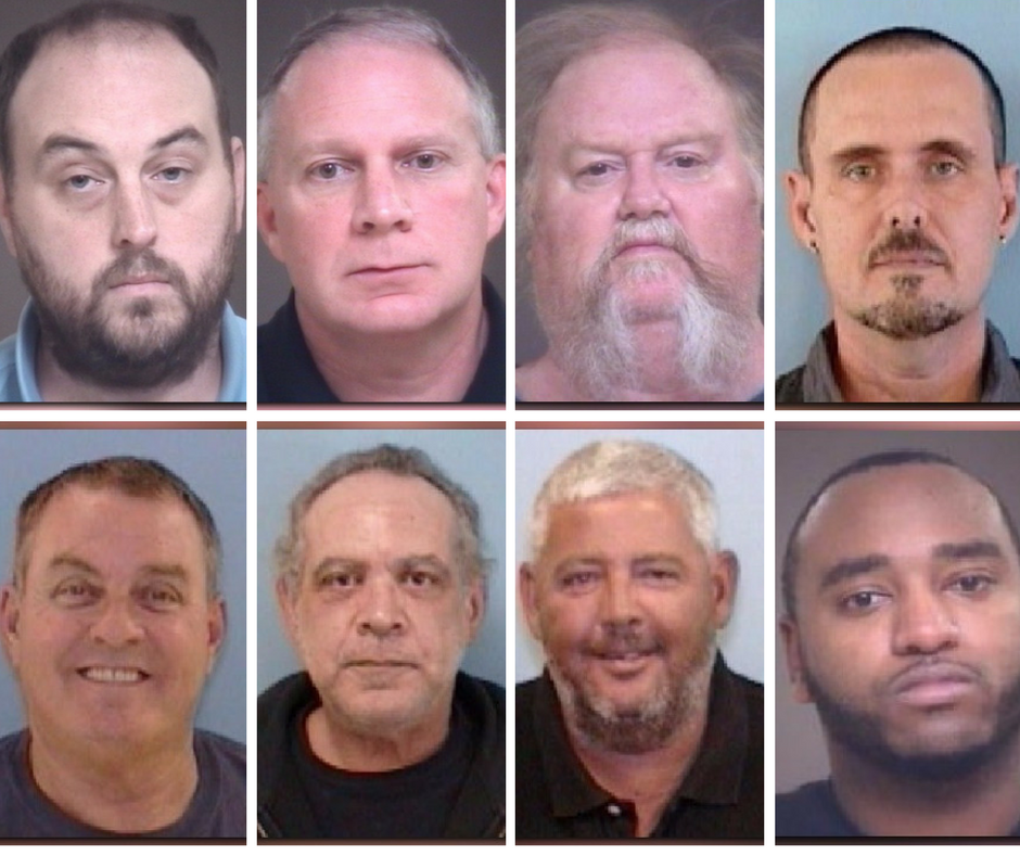 Eight Charged For Soliciting Minors In Undercover Sting